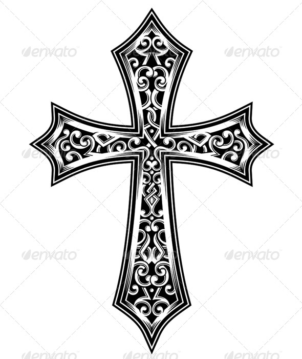 Fancy Cross Art